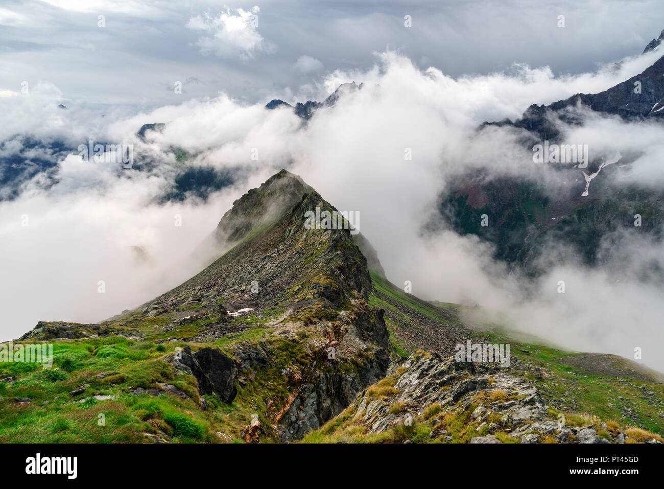Clouds around mount disgrazia hi-res stock photography and images - Alamy