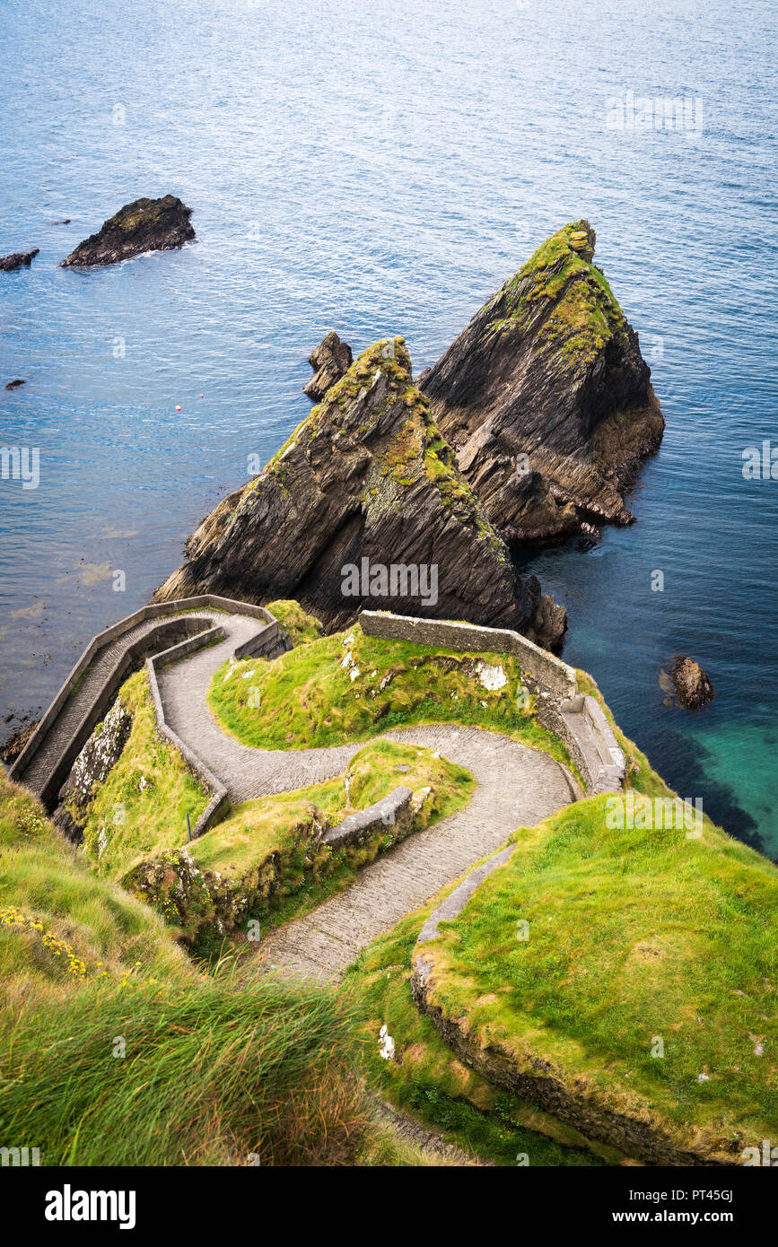 Dunquin pier, Dingle peninsula, County Kerry, Munster province, Ireland ...