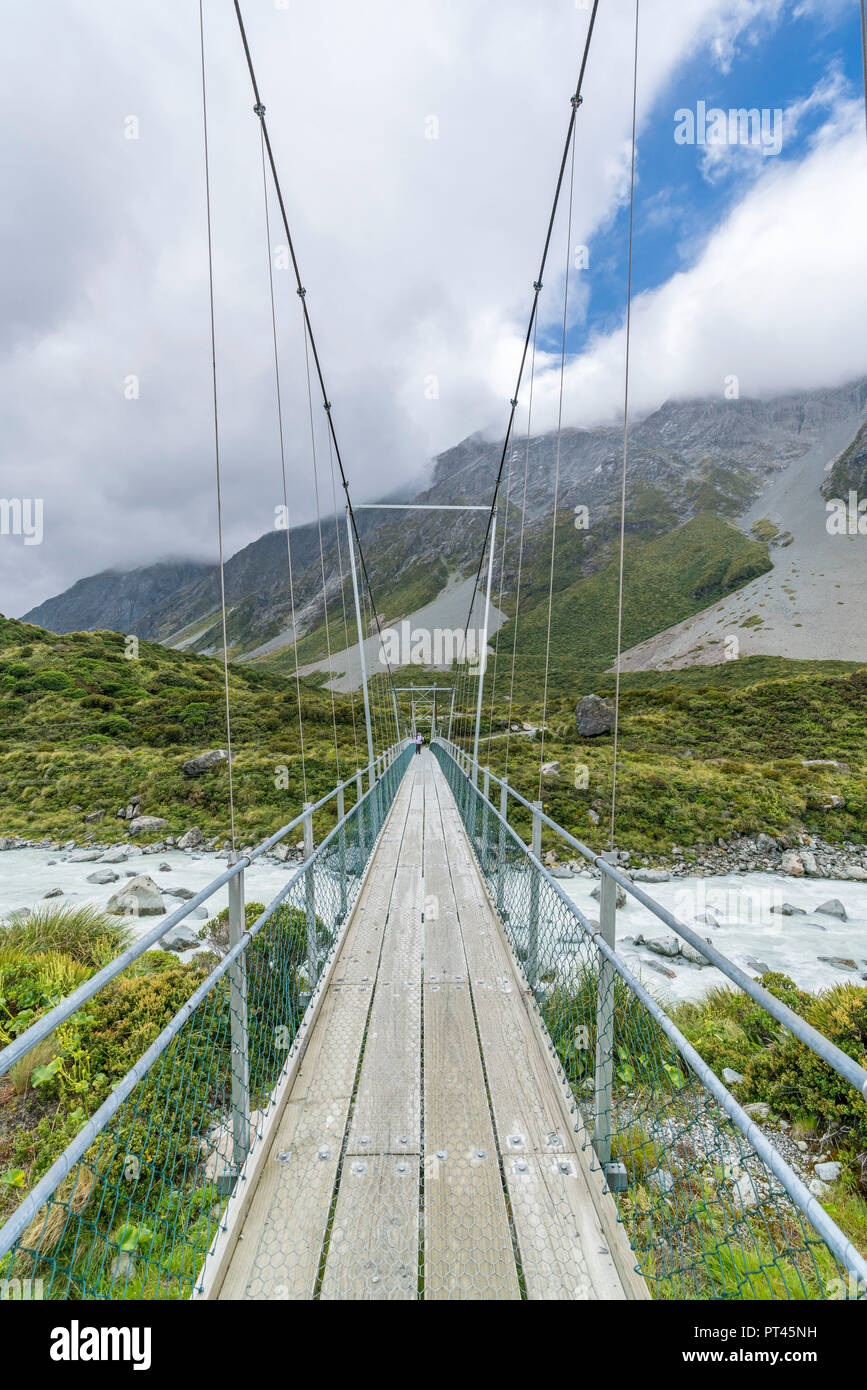 Mount cook bridge new zealand hi-res stock photography and images - Alamy