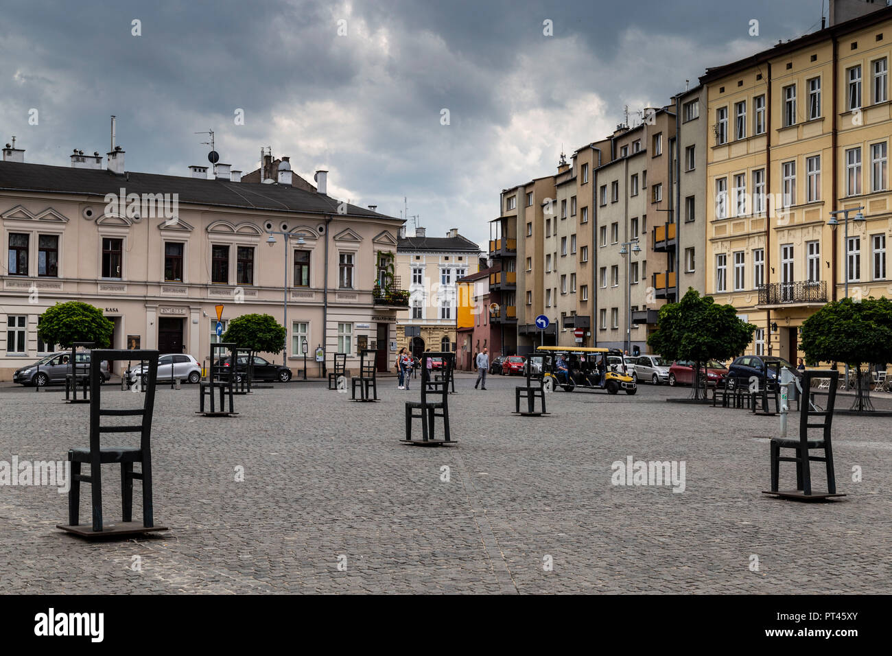 Krakow ghetto square hi-res stock photography and images - Alamy
