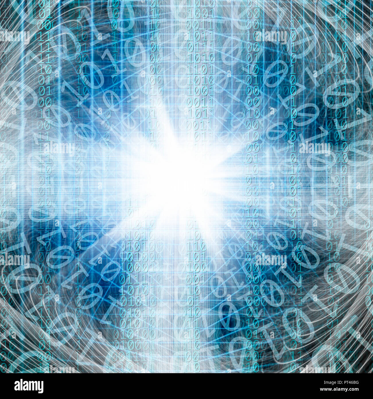 Binary lights hi-res stock photography and images - Alamy