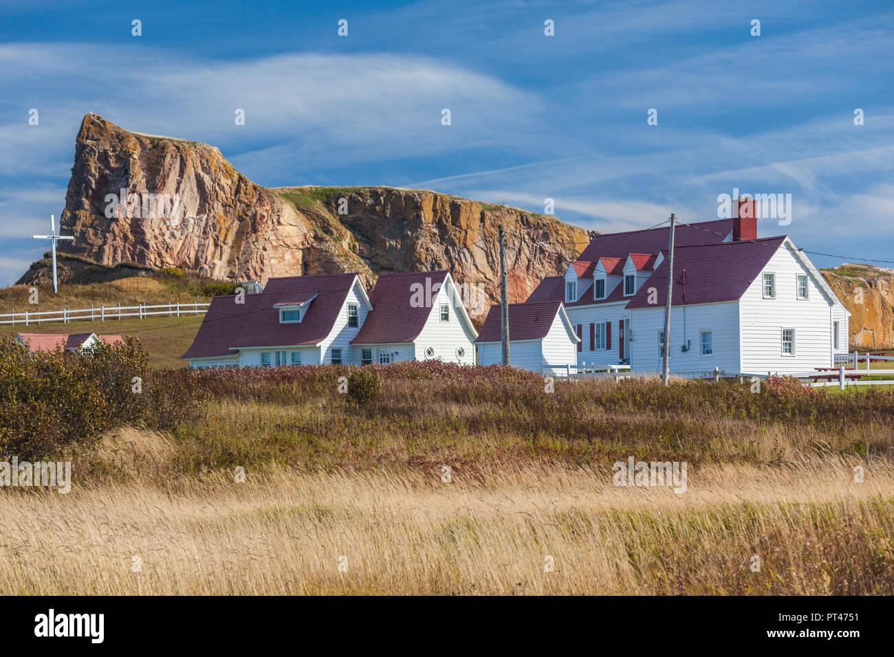 Village buildings and perce rock hi-res stock photography and images ...