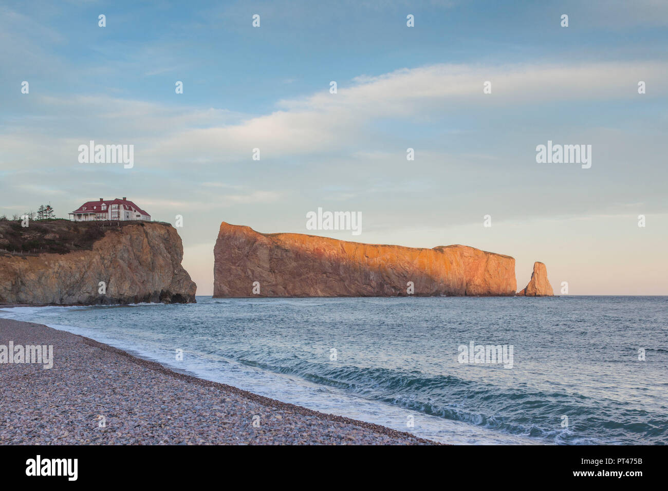Perce Rock Gaspe Quebec Sunset High Resolution Stock Photography and ...