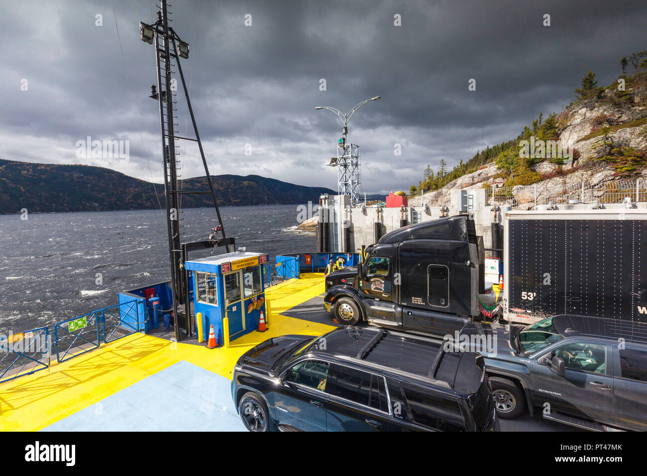 Province quebec tadoussac the ferry hi-res stock photography and images ...