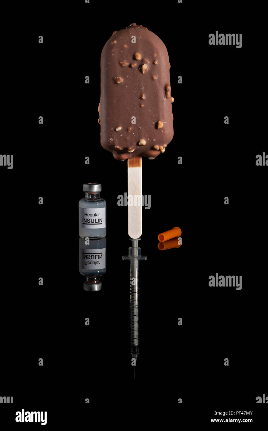 Consume too much sweet food can cause obesity that lead to type two ...