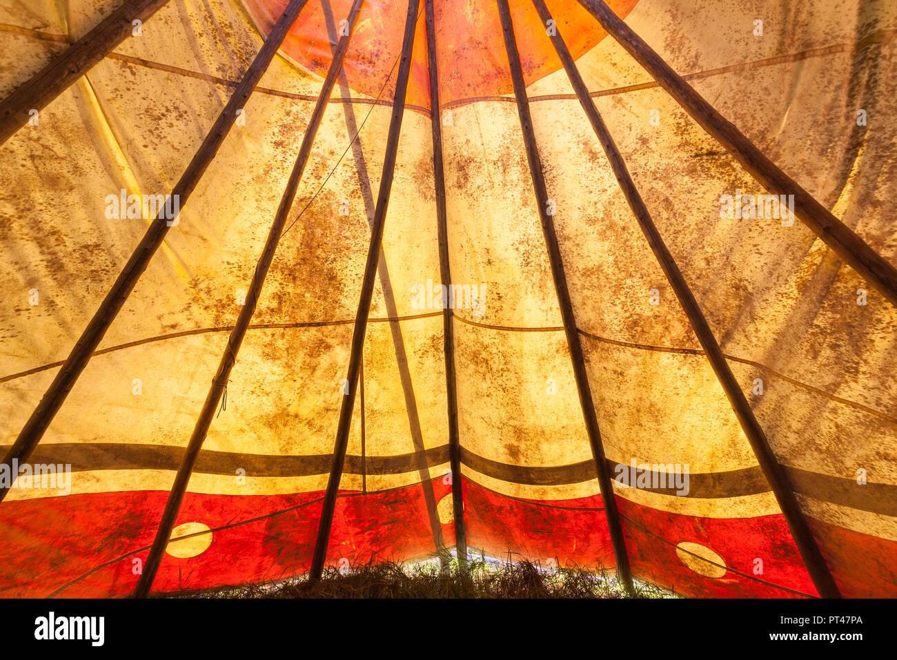 Canada, Quebec, Gaspe Peninsula, Gesgapegiag, Mic-Mac First Nations tee ...