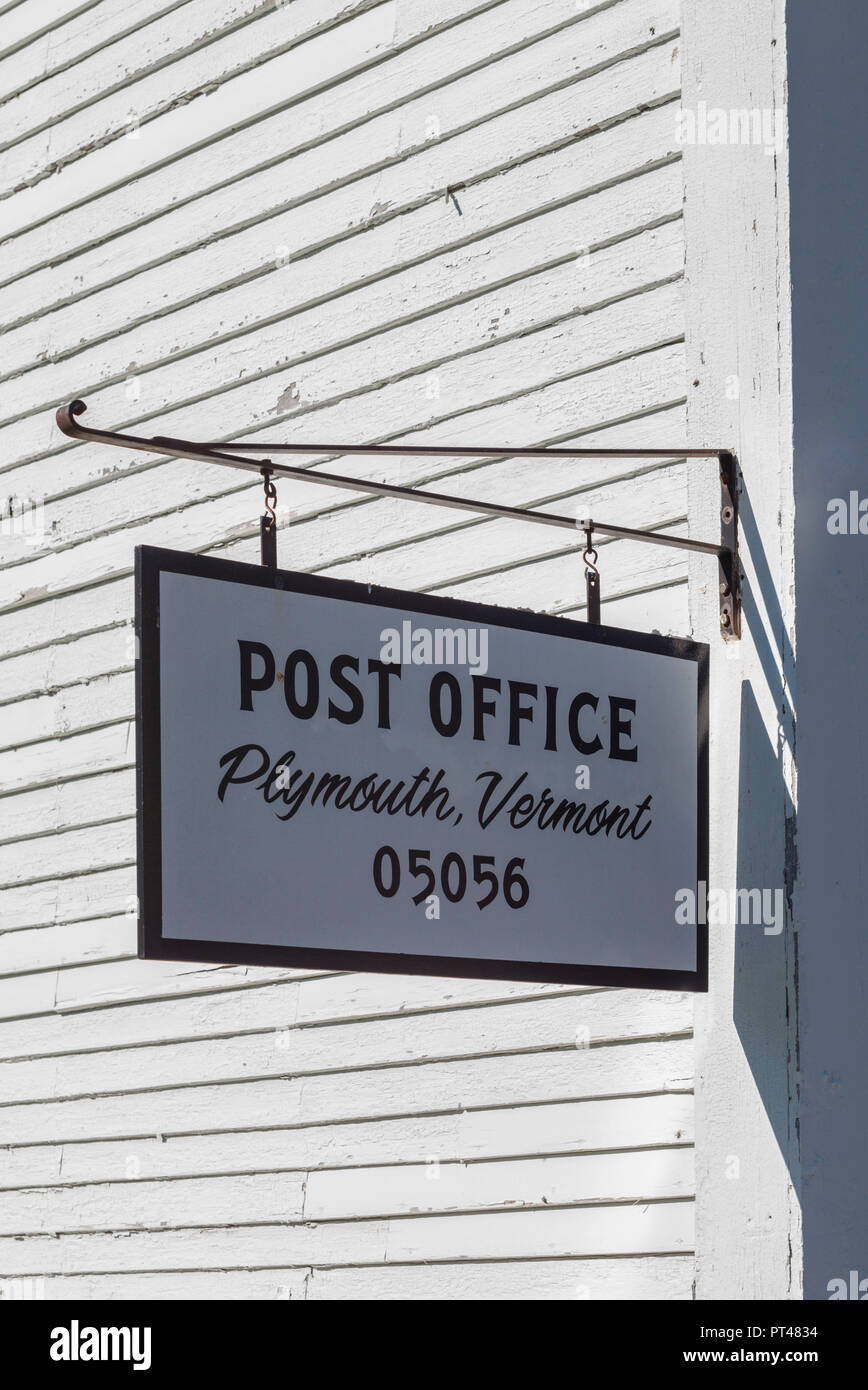 President calvin coolidge birthplace state historic site hi-res stock ...