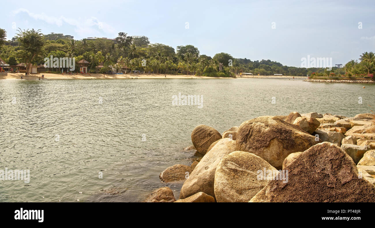 Singapore sentosa island walk hi-res stock photography and images - Alamy