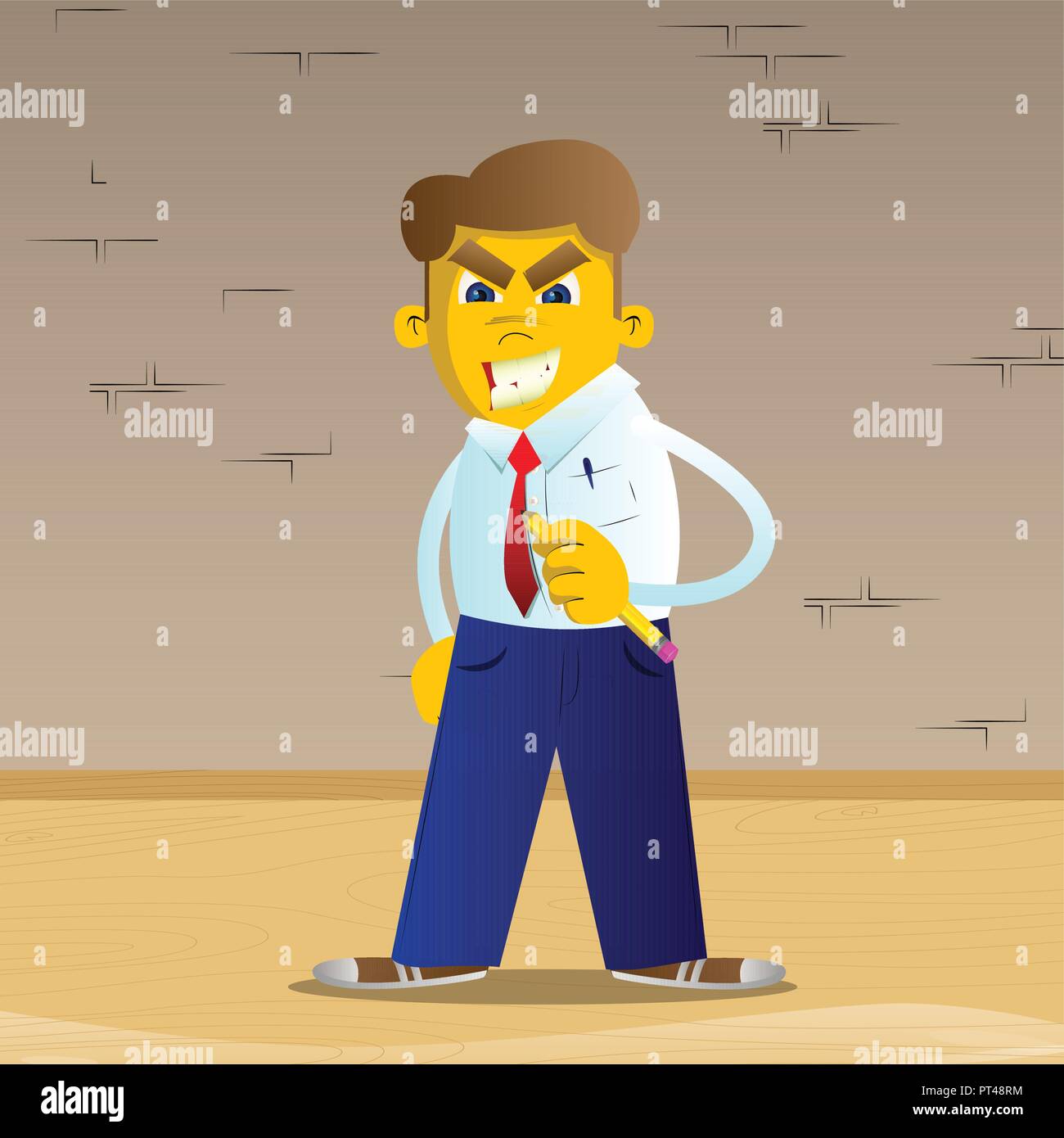 People pencil caricature Stock Vector Images - Alamy