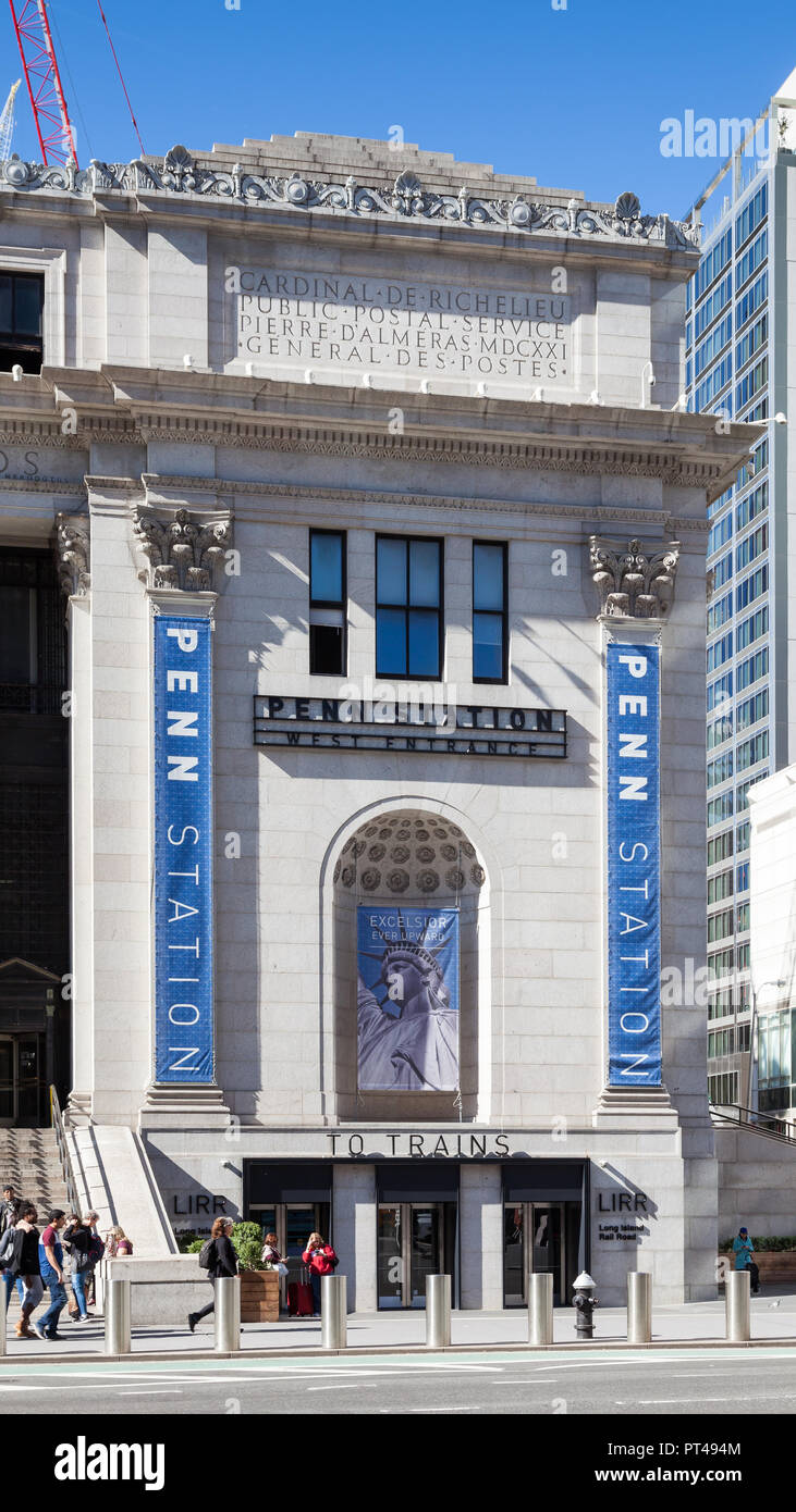 Penn Station Exterior High Resolution Stock Photography and Images - Alamy