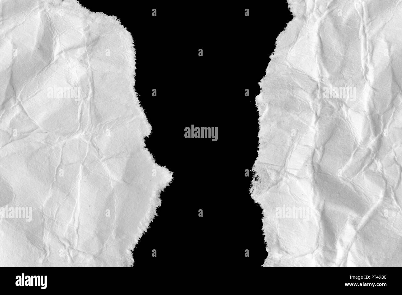 Cracked hole frame background Black and White Stock Photos & Images - Alamy