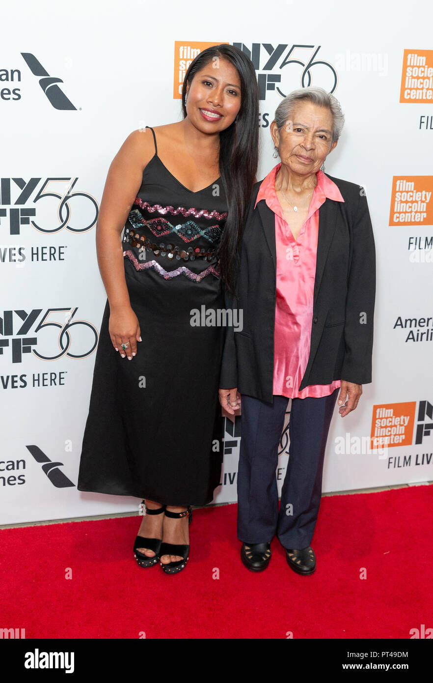 New York, USA. 05th Oct, 2018. Yalitza Aparicio, Liboria Rodriguez ...