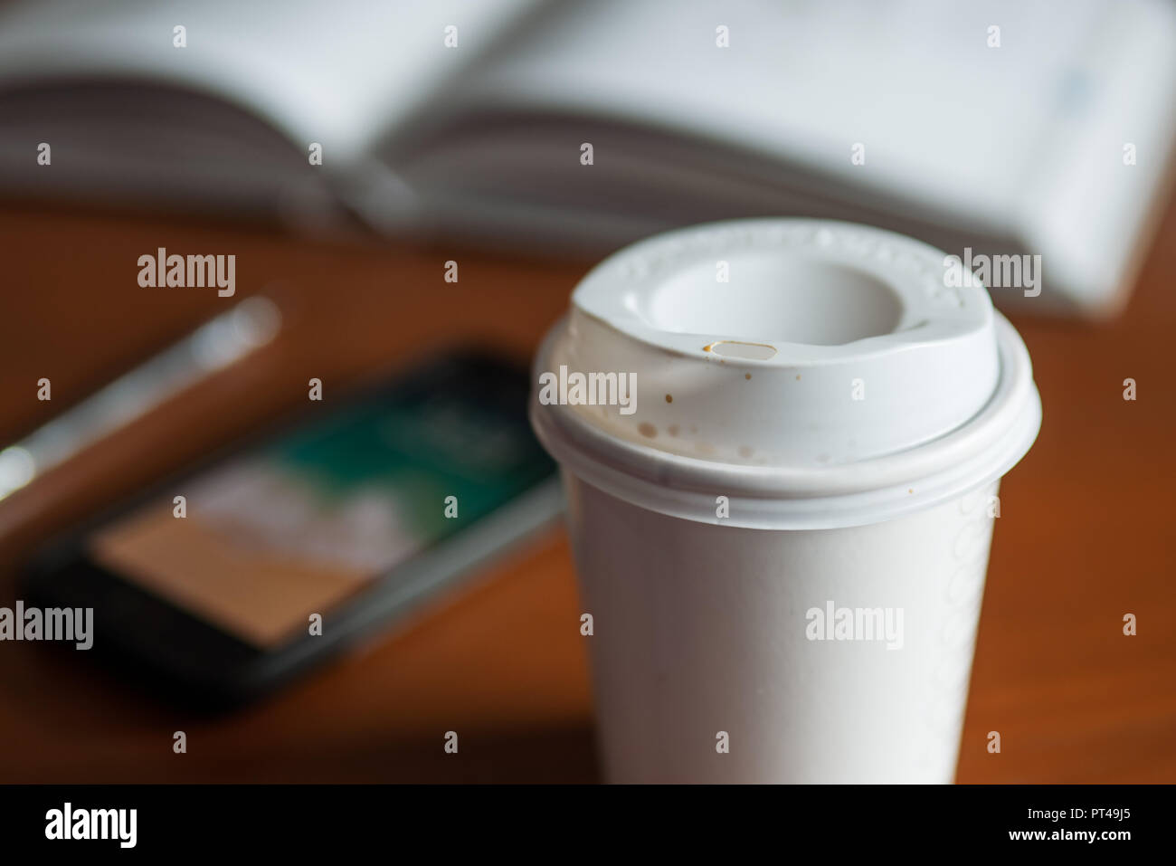 Plastic cup on the glass table hi-res stock photography and images - Alamy