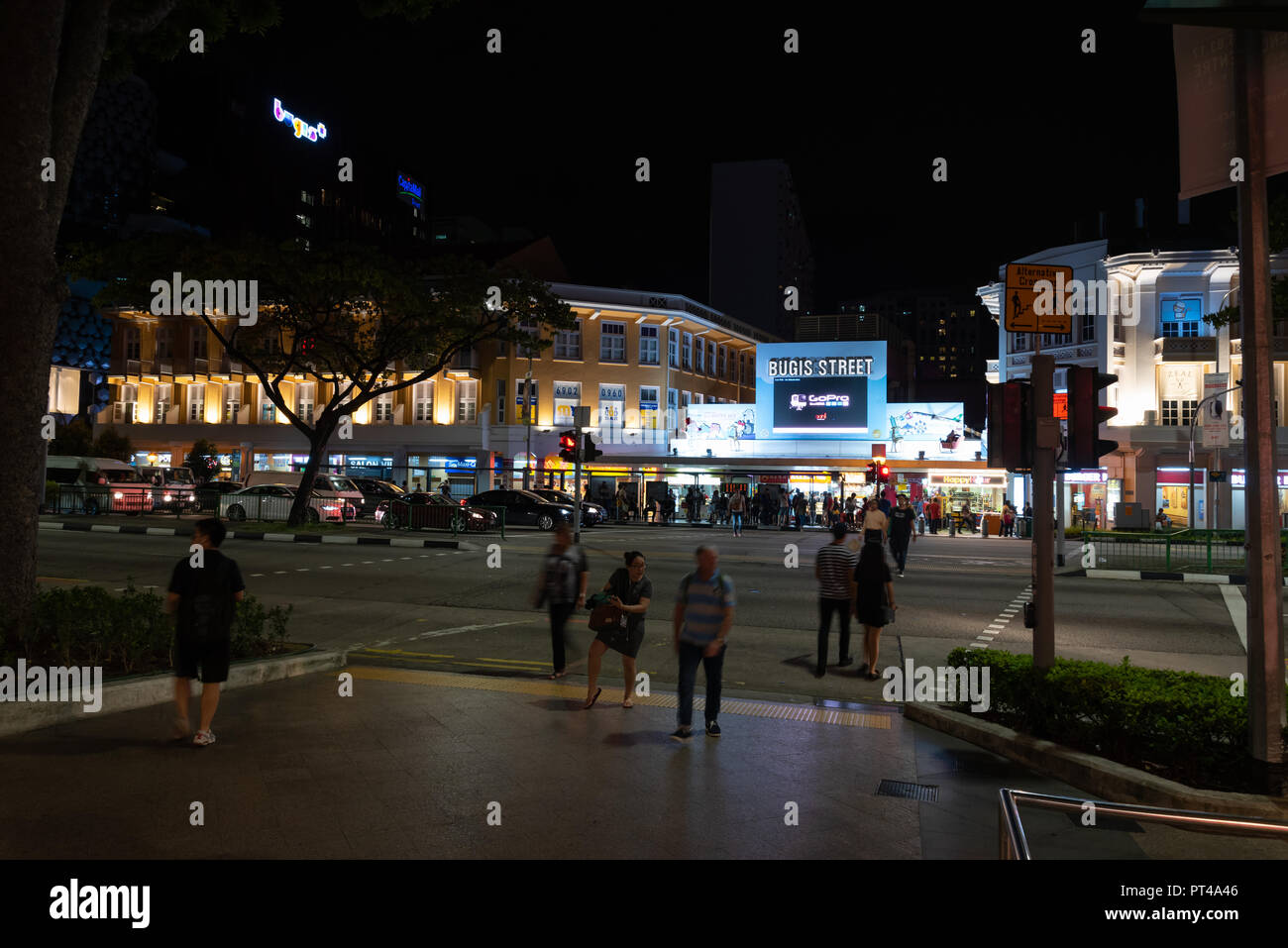 Singapore nightlife hi-res stock photography and images - Alamy