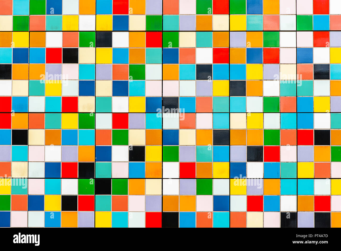 Background from small colorful mosaic tiles Stock Photo - Alamy