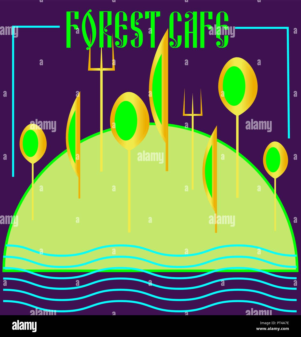 Black forest restaurant Stock Vector Images - Alamy