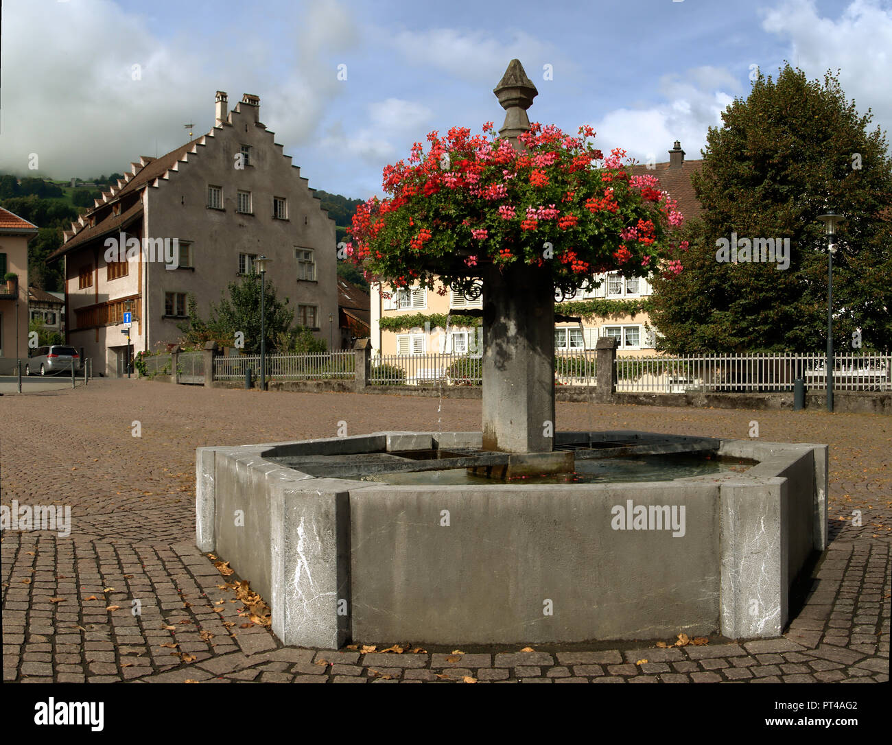 Water trough in alpine in swiss hi-res stock photography and images - Alamy