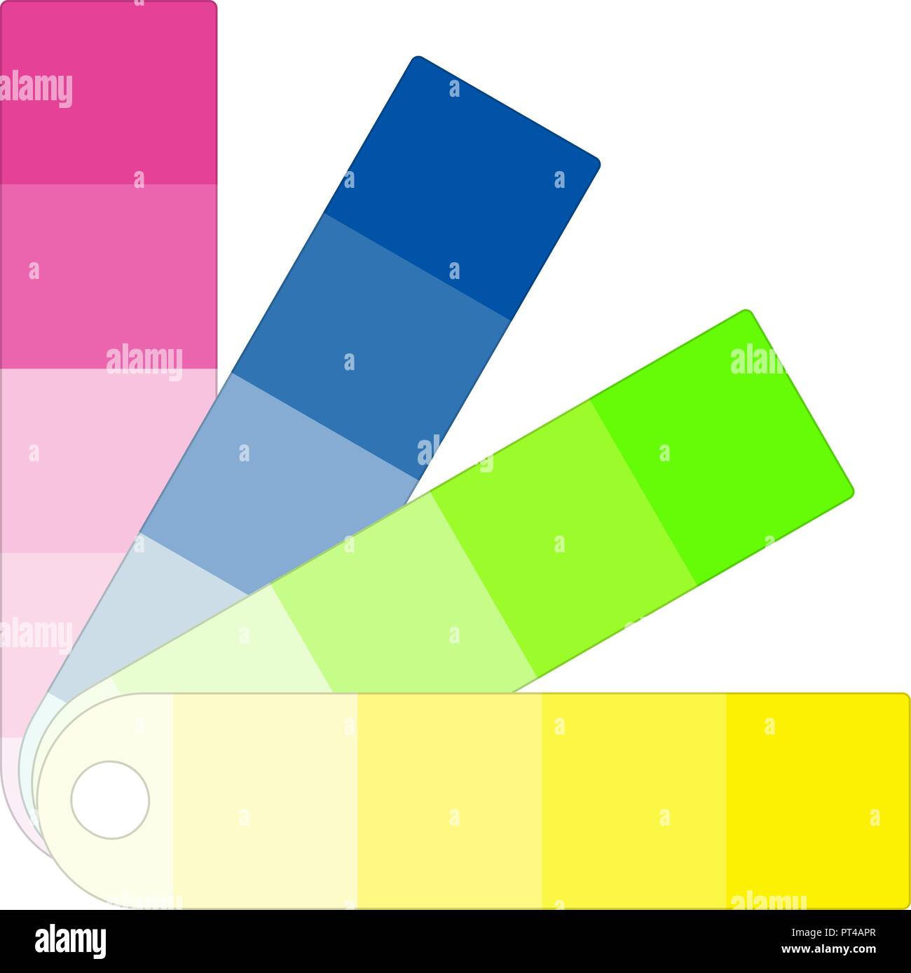 Colorful cartoon wall color palette Stock Vector Image & Art - Alamy