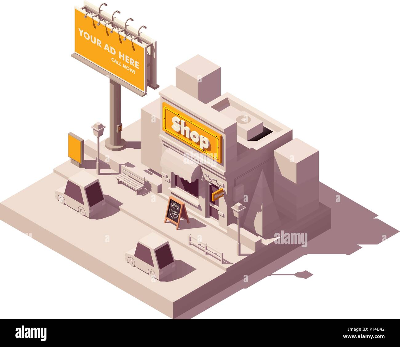 Location signage Stock Vector Images - Alamy