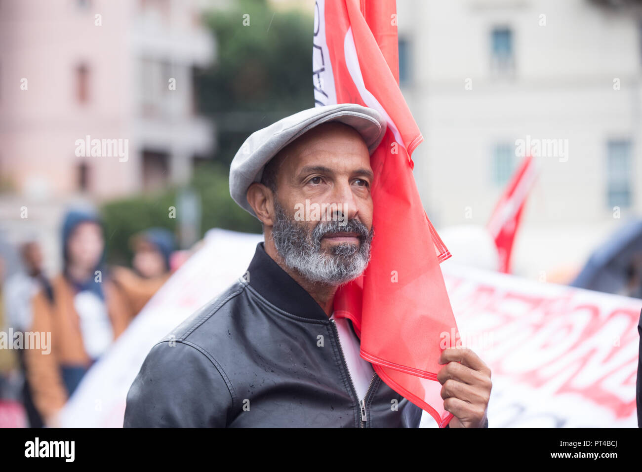 Roma, Italy. 06th Oct, 2018. Italian actor Jonis Bashir The first ...