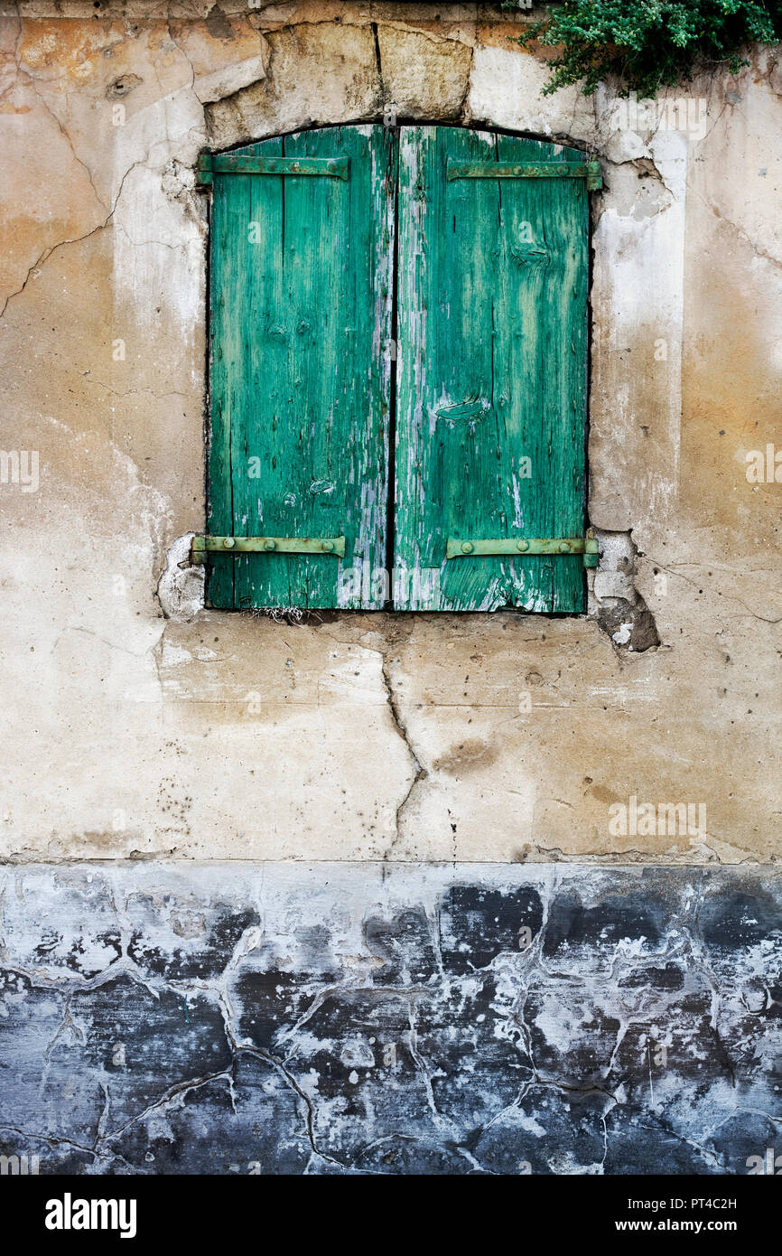 Weathered and dirty slum in a French village Stock Photo - Alamy