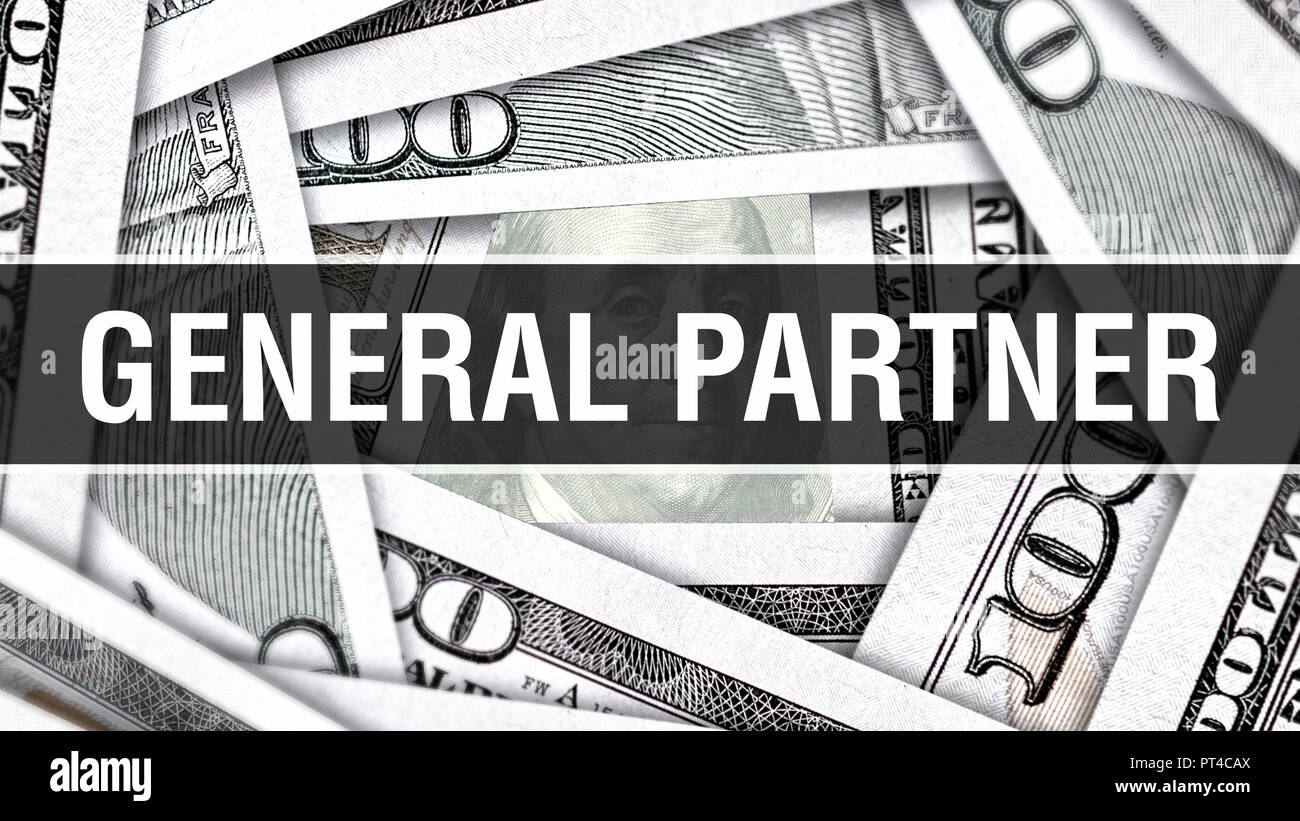 General Partner Closeup Concept. American Dollars Cash Money,3D ...