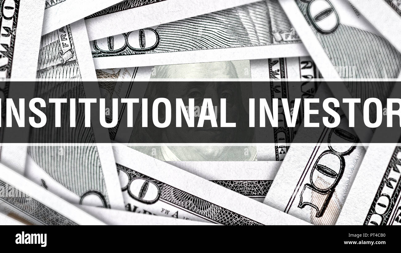 Institutional Investor Closeup Concept. American Dollars Cash Money,3D ...