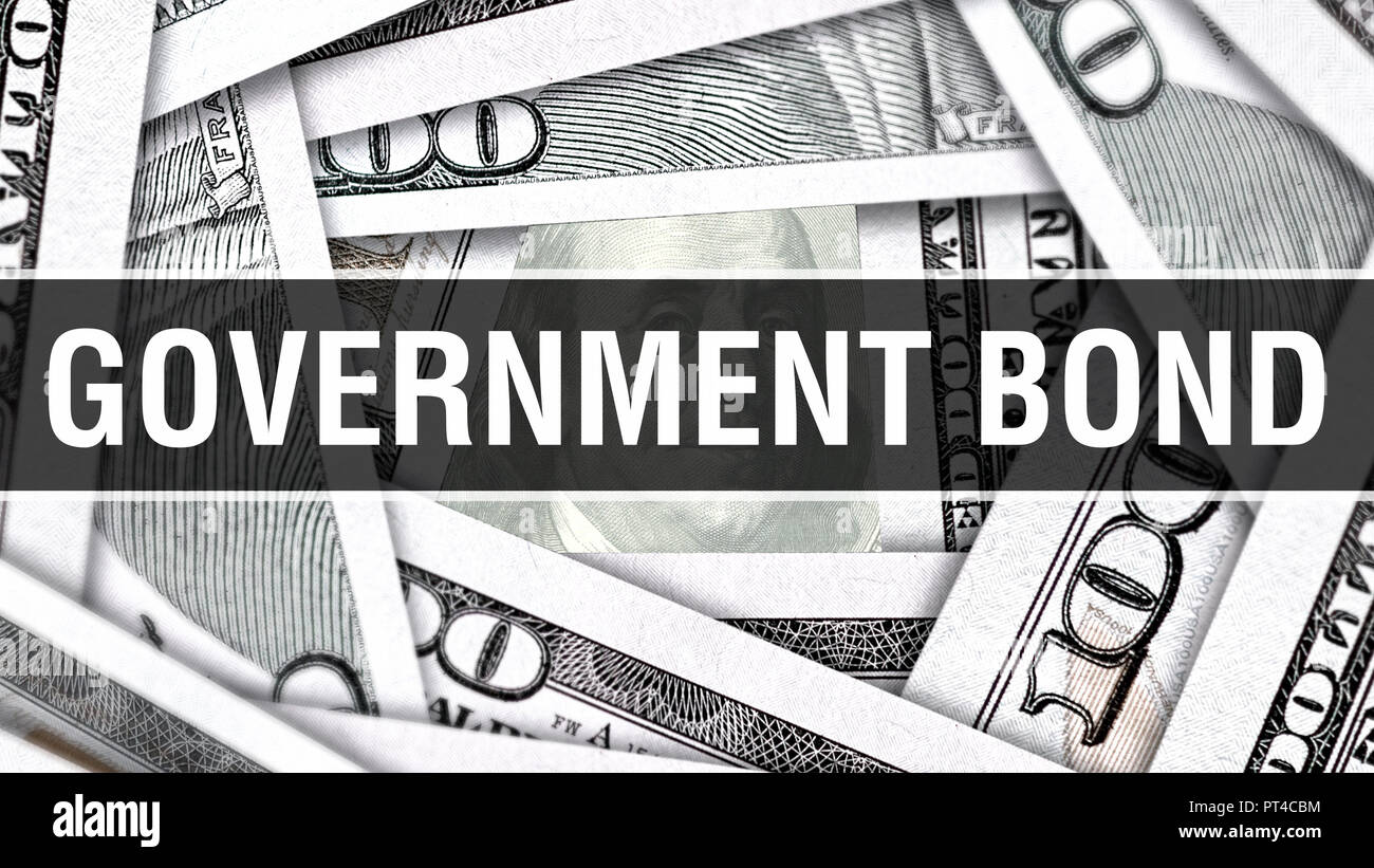 Government Bond Closeup Concept. American Dollars Cash Money,3D ...