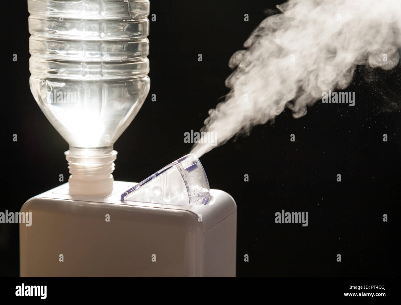 Small home humidifier misting, USA Stock Photo - Alamy
