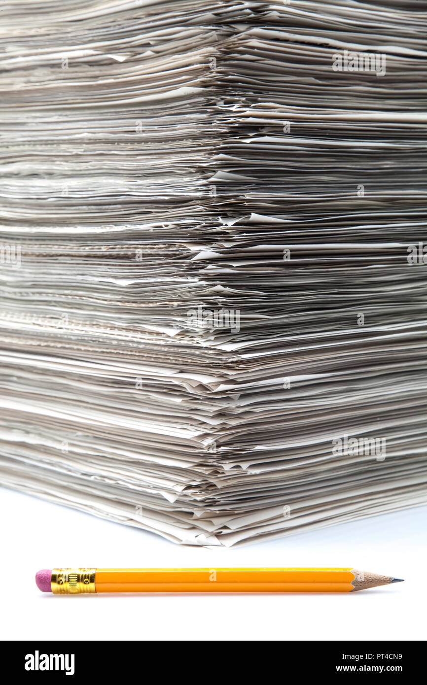 Files piled up hi-res stock photography and images - Alamy