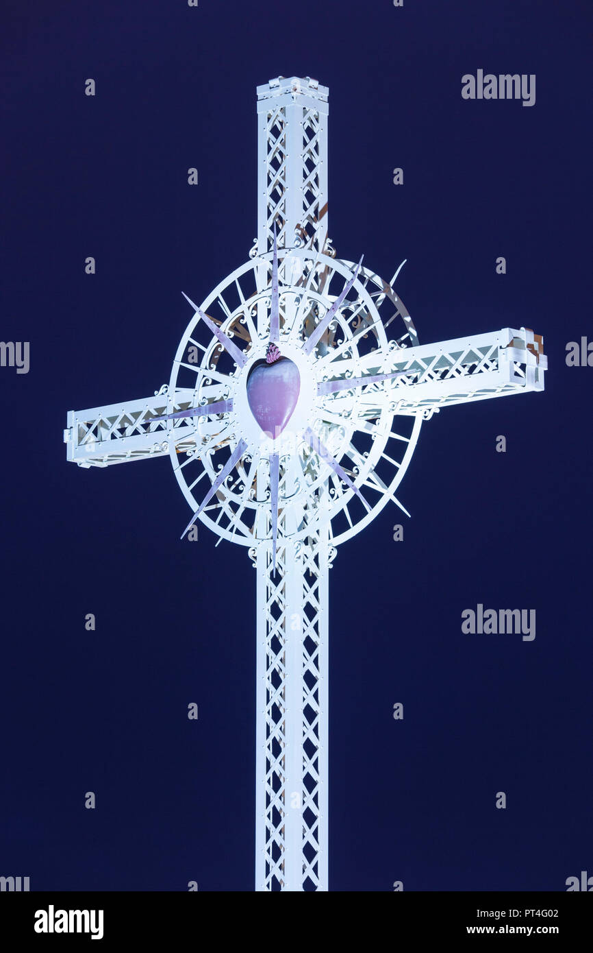 Illuminated cross hi-res stock photography and images - Alamy