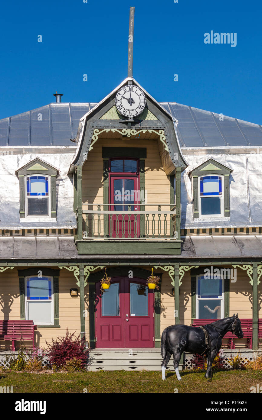 Canada, Quebec, Gaspe Peninsula, Port Daniel, Hotel de Ville, town hall ...
