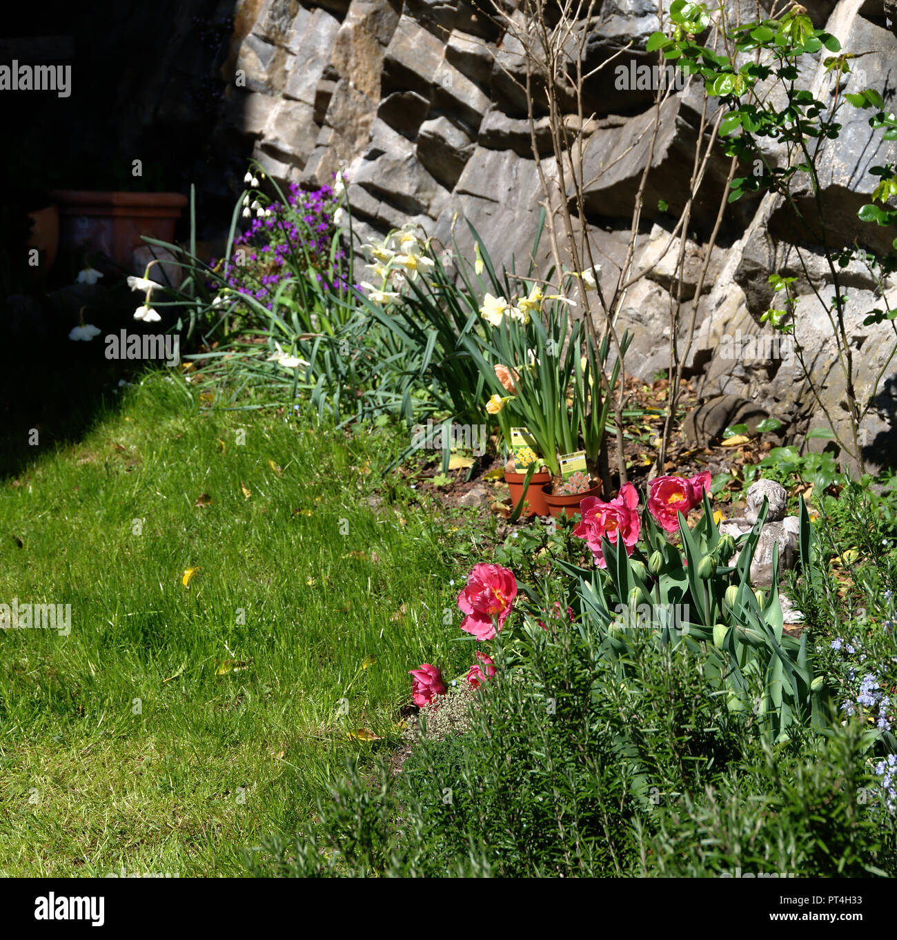 Informal garden corner hi-res stock photography and images - Alamy