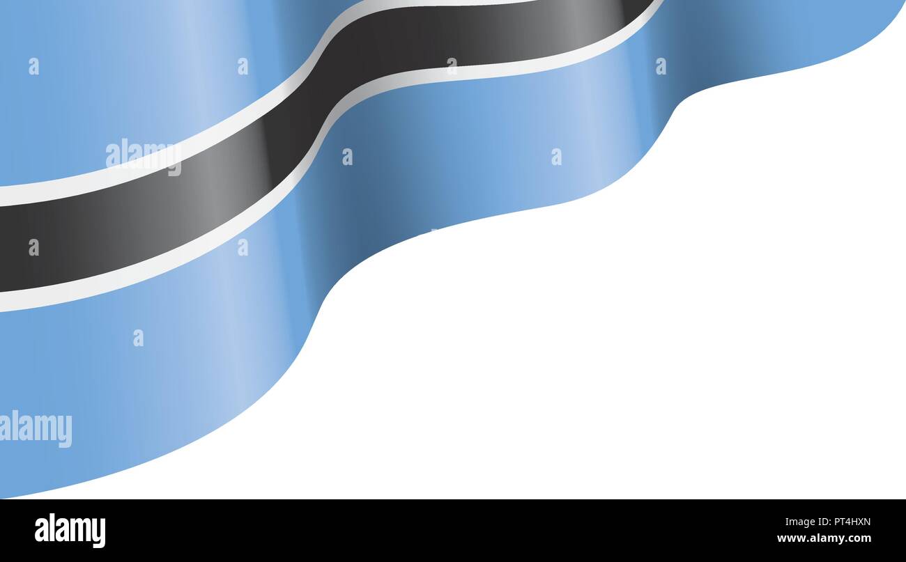 Botswana flag, vector illustration on a white background Stock Vector Image & Art - Alamy