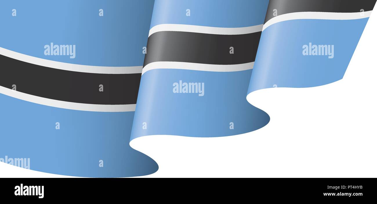 Botswana flag, vector illustration on a white background Stock Vector Image & Art - Alamy
