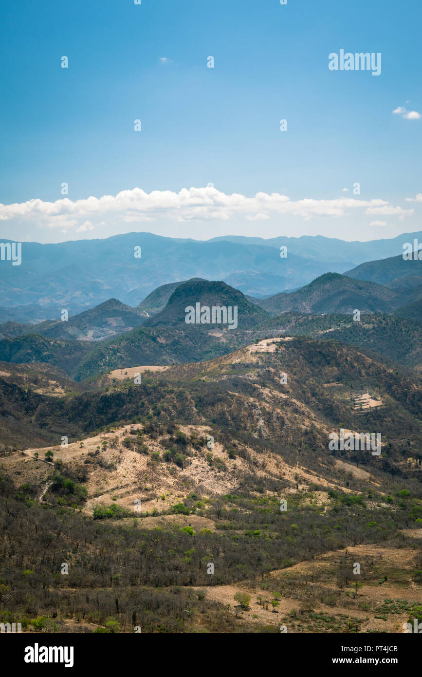 Mountain range of the Sierra Norte de Oaxaca, Mexico Stock Photo - Alamy