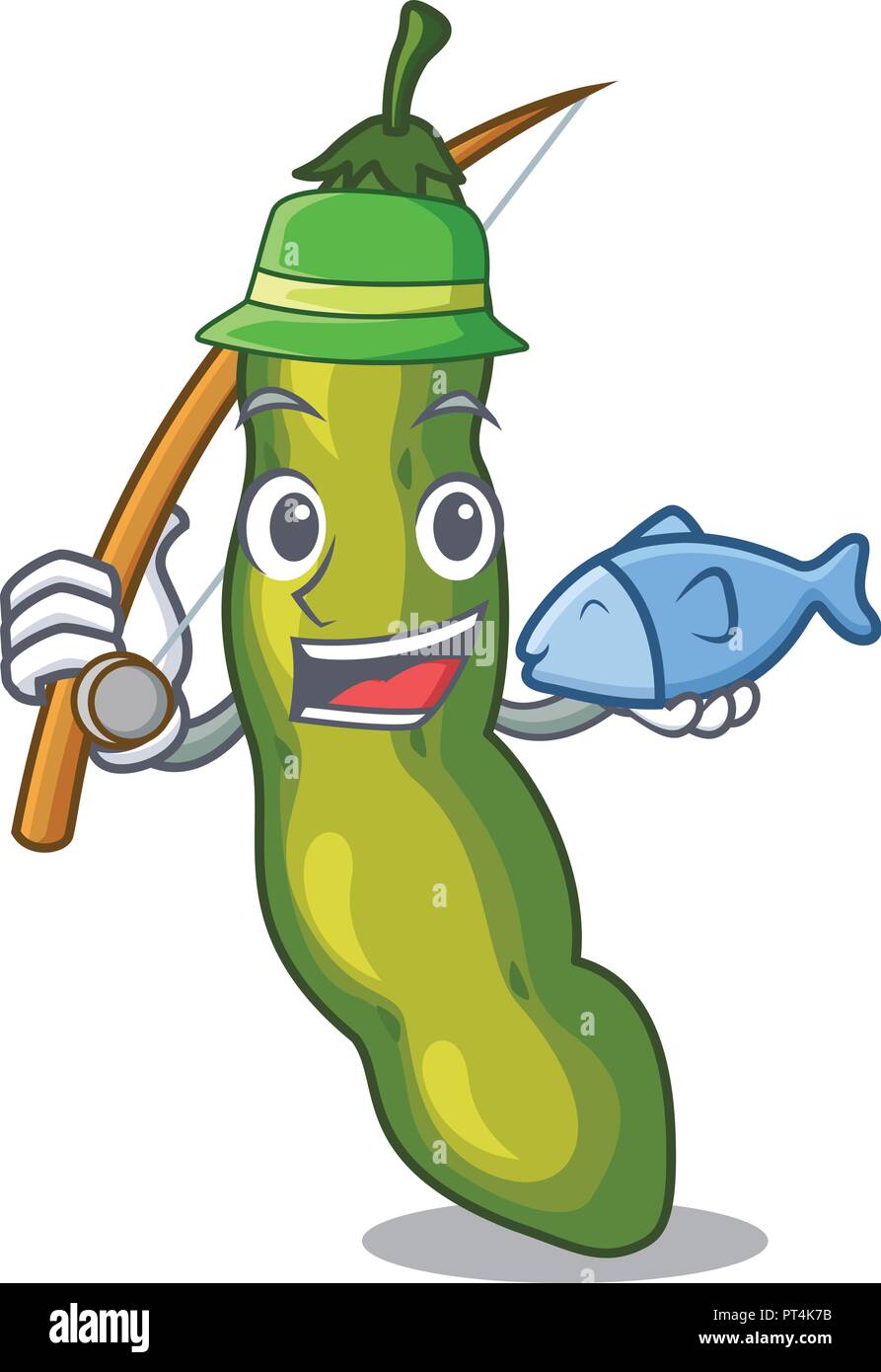 Fishing cartoon fresh green beans for cooking Stock Vector Image & Art ...