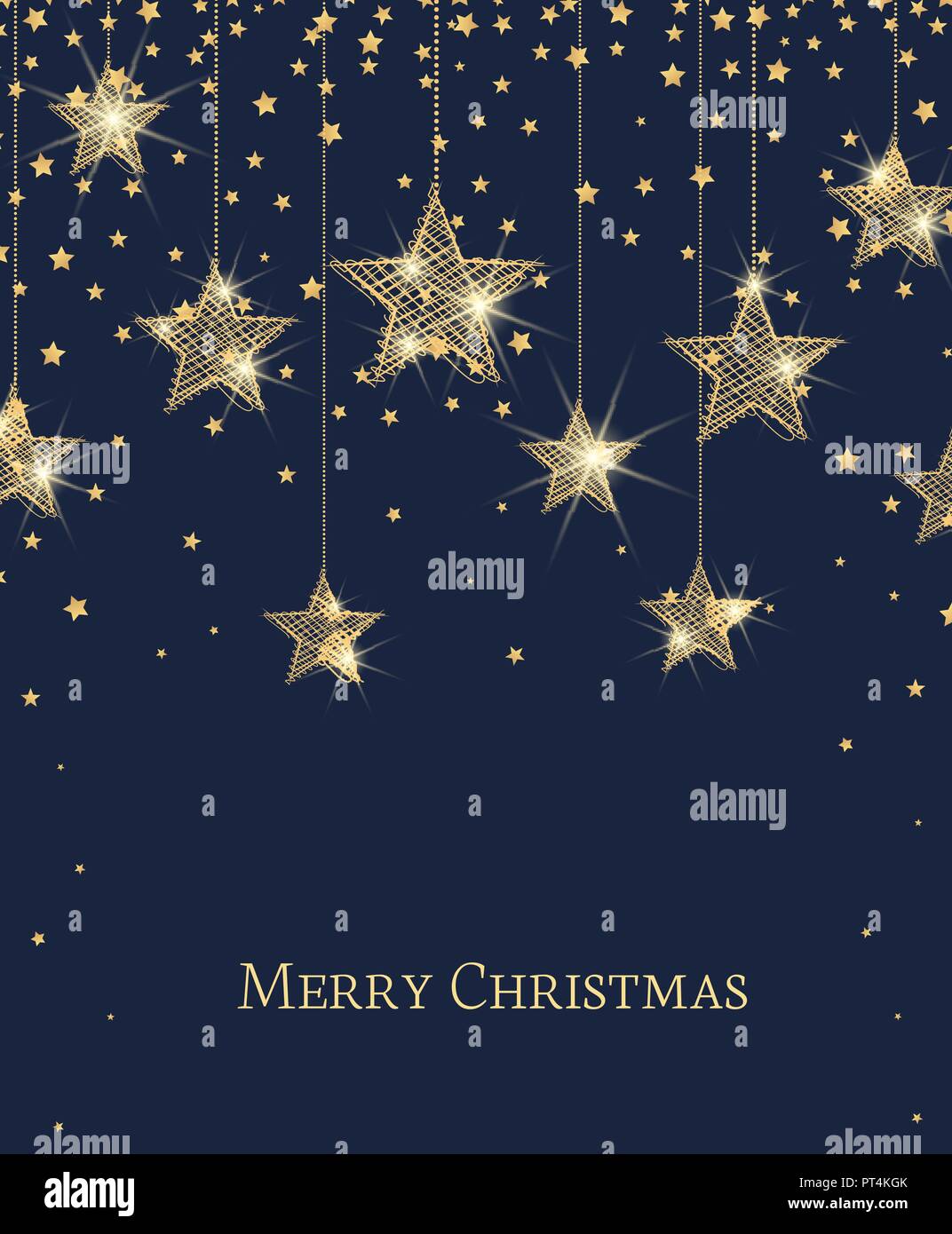 Merry Christmas stars Stock Vector Image & Art - Alamy