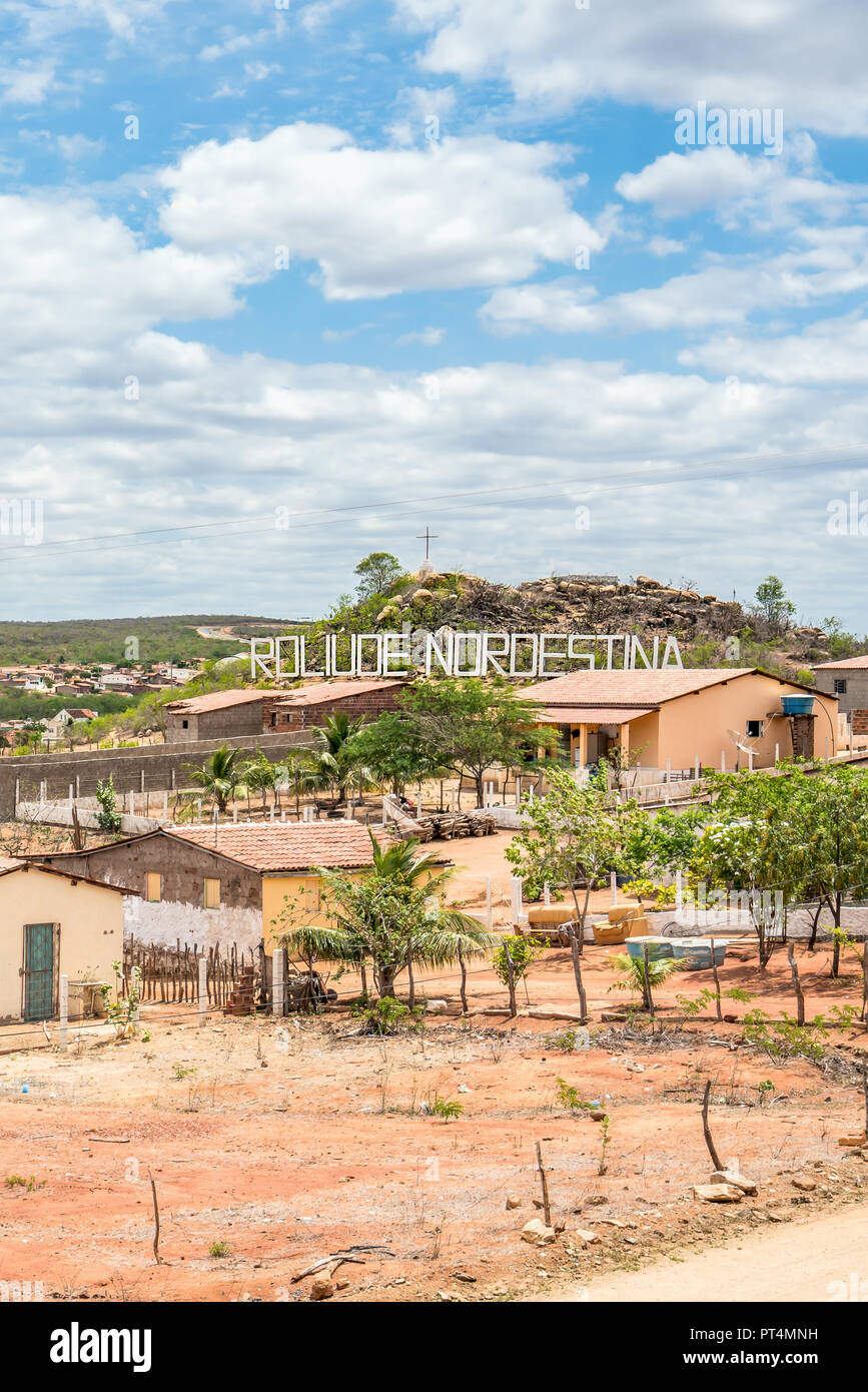 Cabaceiras, Paraíba, Brazil - February, 2018: Dry Landscape view at ...