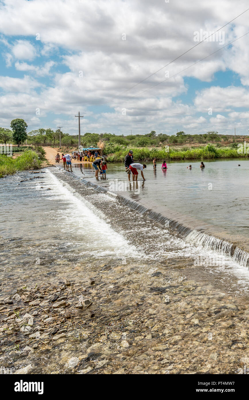 São Domingos do Cariri, Paraiba, Brazil - February, 2018: Transfer of ...