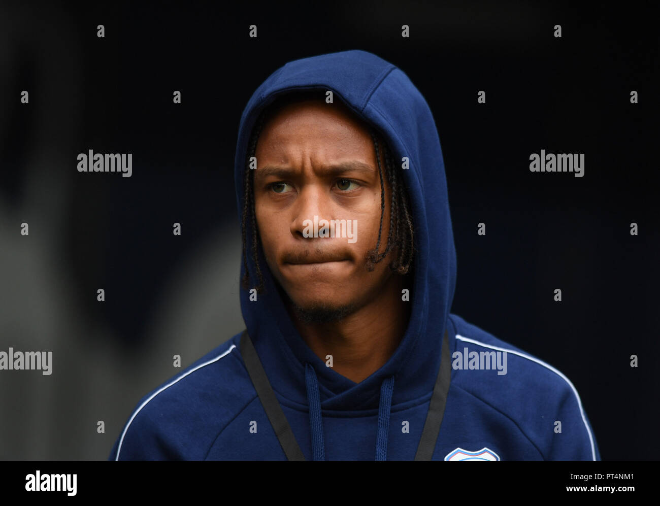 Cardiff City's Bobby Reid before the Premier League match at Wembley ...