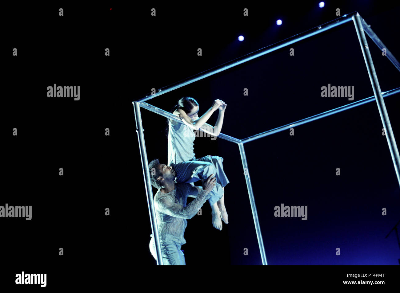 concert of the French singer Christophe at the Olympia theatre in Paris ...