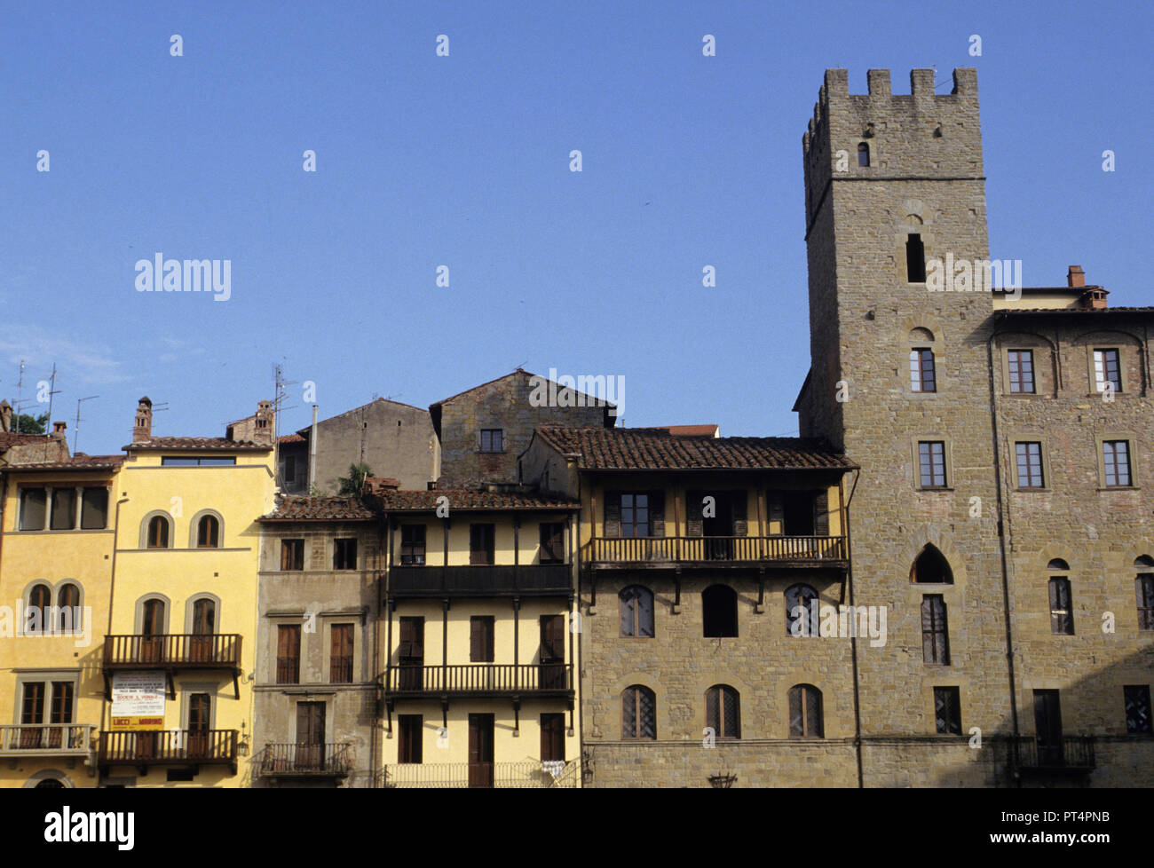 piazza grande (piazza vasari), arezzo, toscana, italy Stock Photo - Alamy