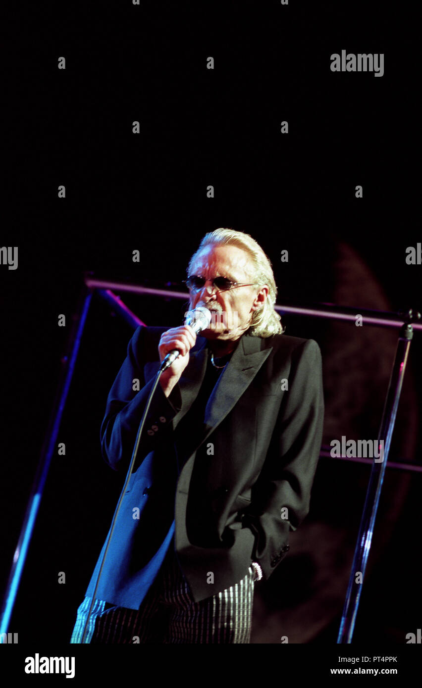 concert of the French singer Christophe at the Olympia theatre in Paris ...