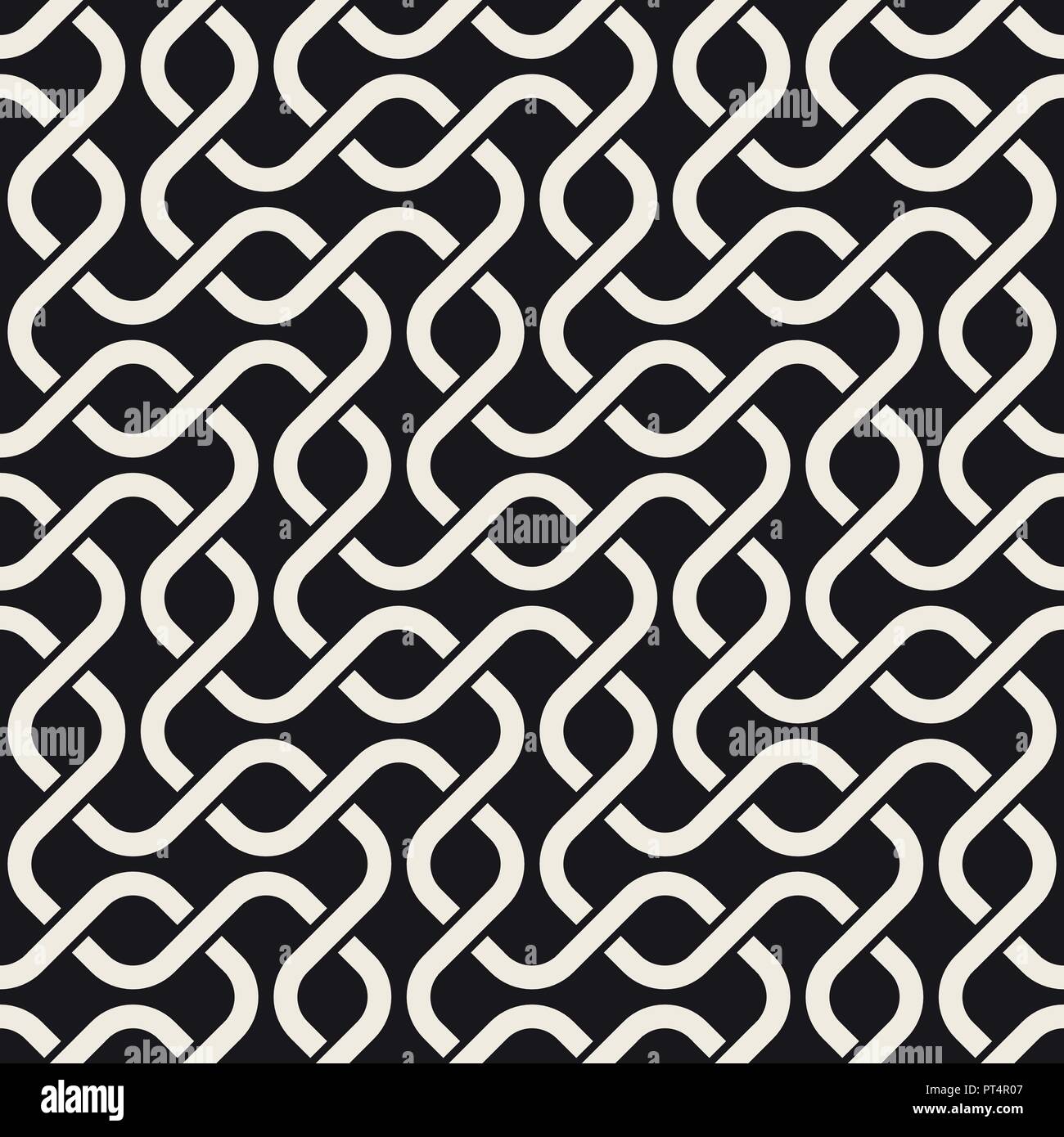 Vector seamless geometric pattern. Simple abstract lines lattice. Repeating elements stylish ...