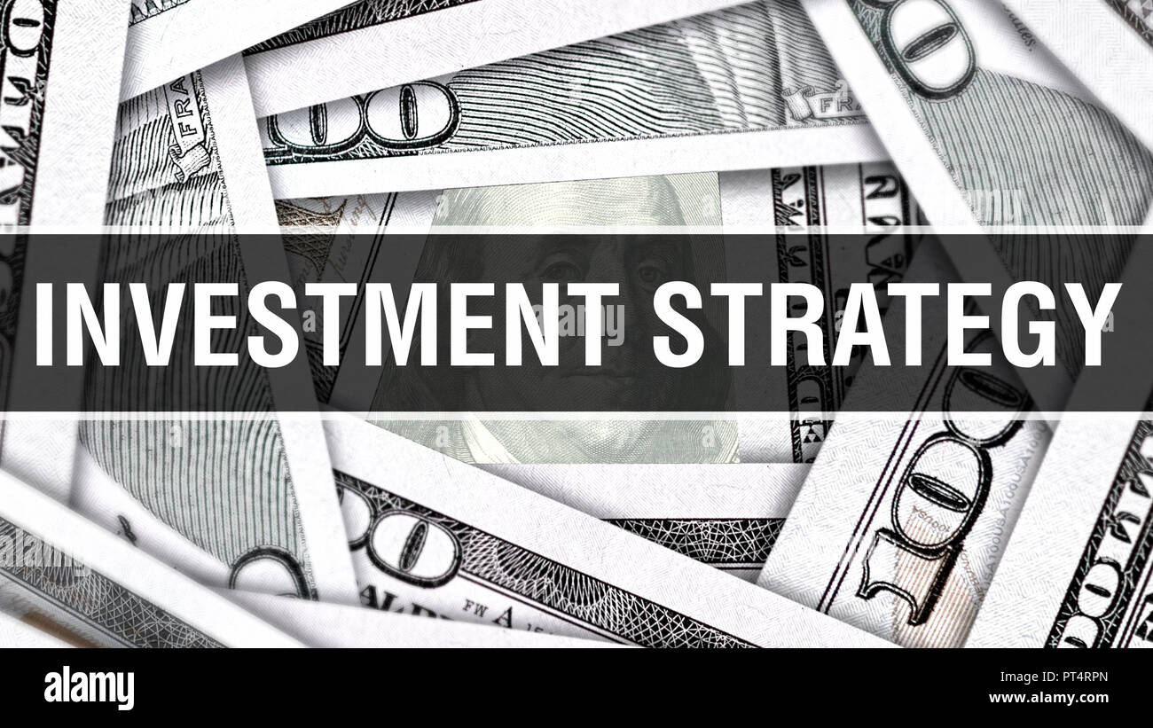 Investment Strategy Closeup Concept. American Dollars Cash Money,3D ...