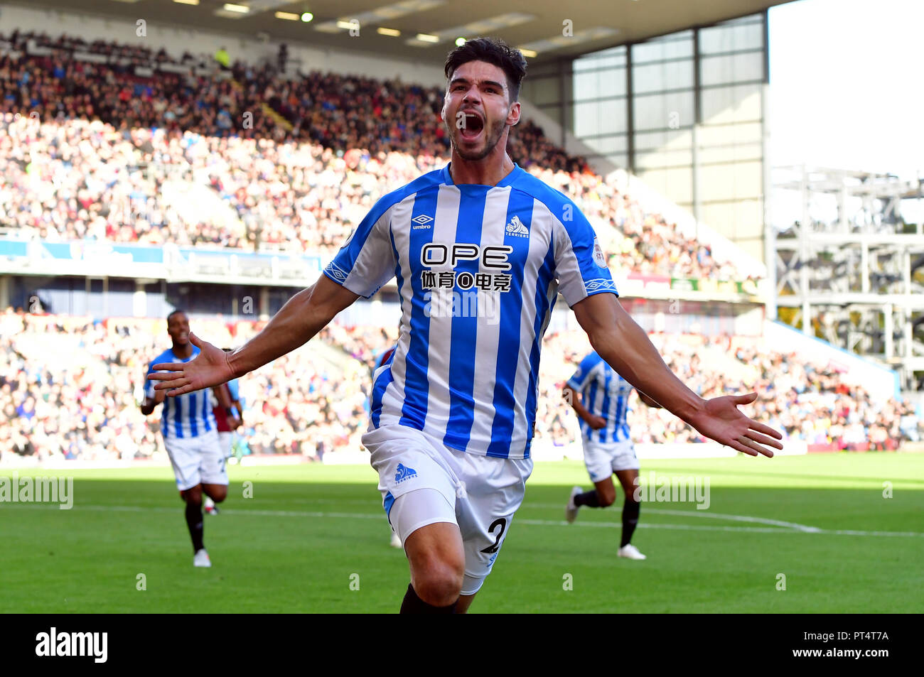 Huddersfield towns christopher schindler celebrates scoring hi-res ...