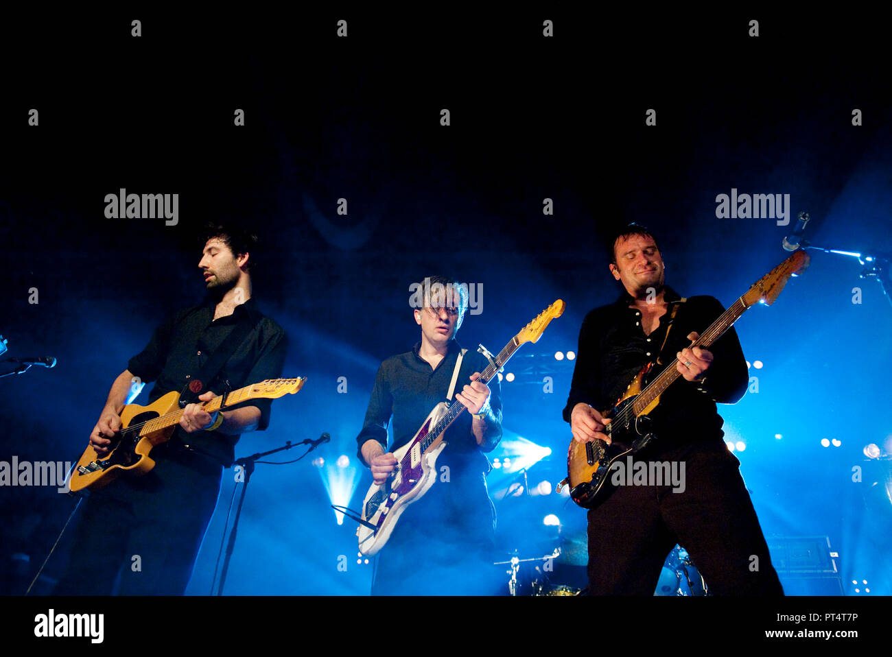 Belgian rock band Daan performing at the Nuits du Botanique festival in ...
