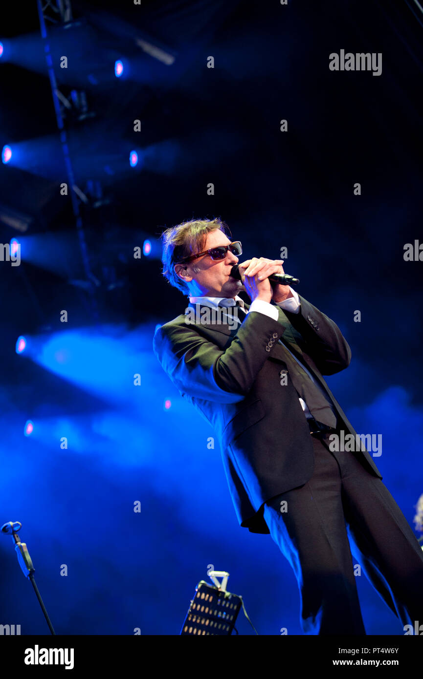 Concert of the Belgian band Daan at the Woosha festival (Belgium, 19/07 ...