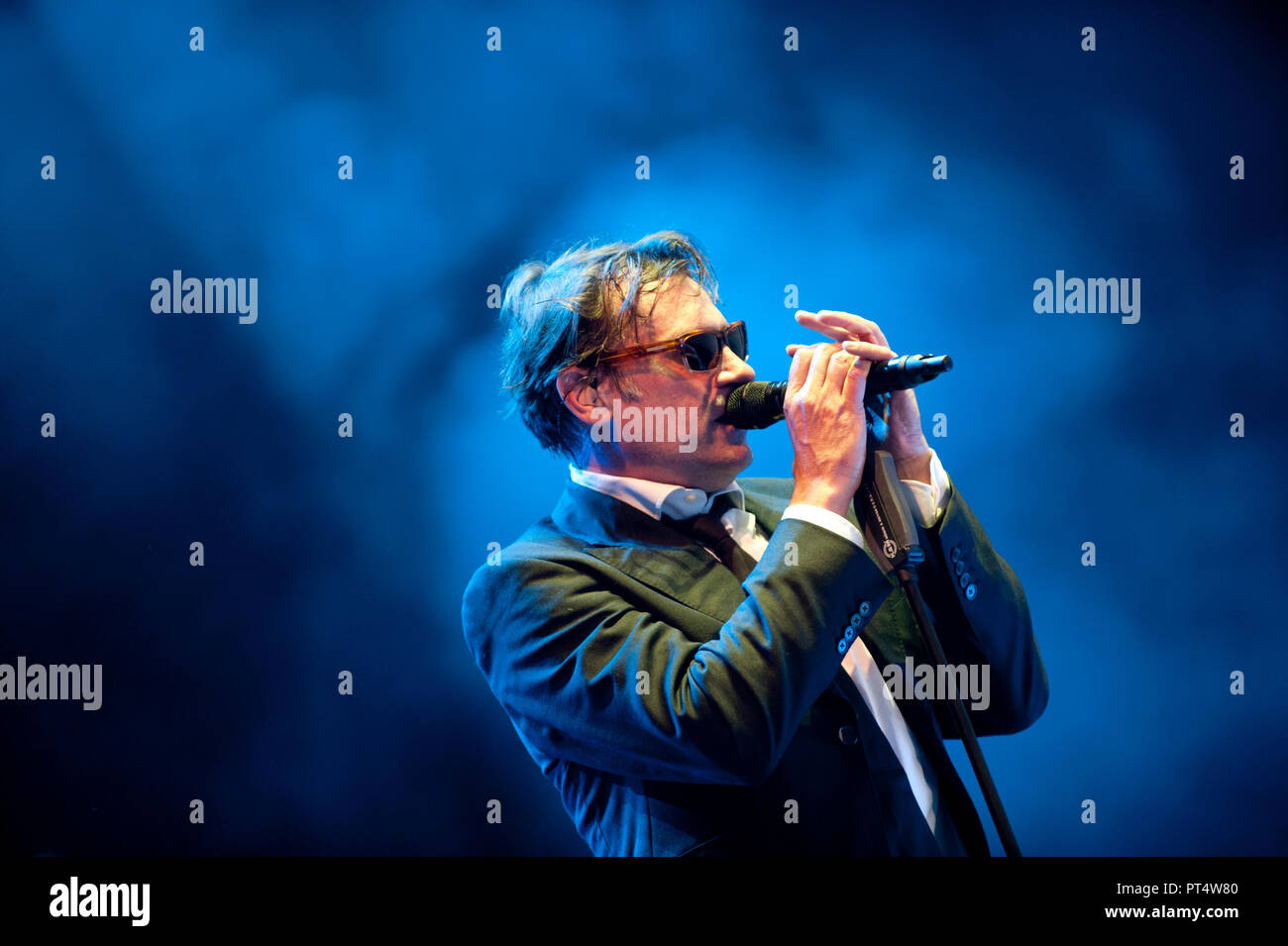Concert of the Belgian band Daan at the Woosha festival (Belgium, 19/07 ...
